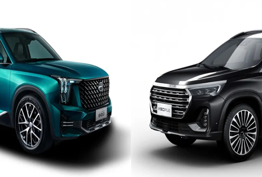 مقایسه جتور X90 پلاس 2024 نسخه 2.0T Luxury با GAC GS8 - GAC MOTOR